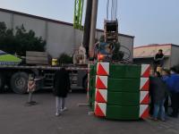 China Sand Casting Forklift Gray Iron 10 Ton Crane Counterweight for sale