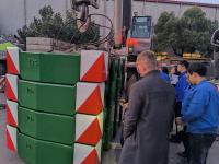 China Sand Casting Forklift Gray Iron 10 Ton Crane Counterweight for sale