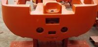 China OEM High-Quality Sand Cast Iron Counter Weight 1000-2000kg For Forestry Track Harvesters for sale