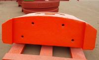 China OEM High-Quality Sand Cast Iron Counter Weight 1000-2000kg For Forestry Track Harvesters for sale