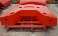 China Sand Casting Huge Mobile Crane Counterweight Gray Iron GG150 Material For Pile Driving Rig for sale