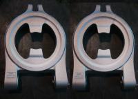 China OEM Construction Machinery Resin Sand Casting Iron Round Link With Shot Blasting Surface for sale