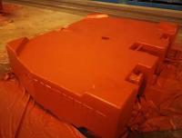 China GG200 Sand Casting Gray Iron Parts 10000kg Elevator Counterweight for Industrial Machinery for sale