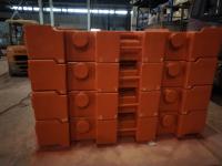 China Counterweight 10000kg With Shot Blast For Crane / Polishing Surface Treatment for sale