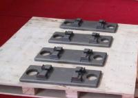 China Brake Backing Plate Rail Transit Casting Parts With Adequate Capacity for sale