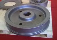 China Shot Blasting Surface Green Sand Castings Wheel Hub For Wheel Crane for sale