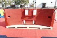 China Primer Painting 16 Ton Cast Counterweight Shot Blasting And Grinding Surface for sale