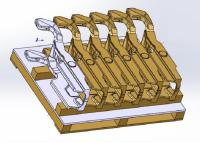China Auto Construction Machinery Parts Casting Frame With Accurate Dimension for sale