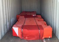 China HT250 Iron Cast 10000kg Excavator Counterweight For Engineering for sale