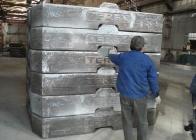 China Primer Coating Crane 10 Ton Cast Iron Counterweight for sale