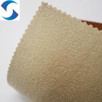 China 1.1mm Orange PVC Leather Fabric With Embossed Pattern 25-50M/Roll Packing for sale