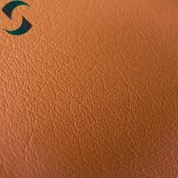 China 100% Polyester brushed PVC Leather Fabric 1.10mm 25-50M/Roll Anti-Mildew for sale