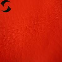 China Customizable Red Synthetic Leather Fabric Packing 25-50M/Roll  0.45mm for sale