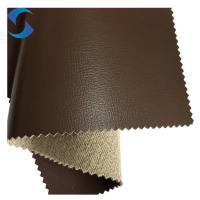 China Embossed Pattern PVC Leather Fabric Artificial 25~50M/Roll 75gsm For Upholstery for sale