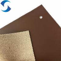 China Embossed Pattern PVC Leather Fabric Artificial 25~50M/Roll 75gsm For Upholstery for sale