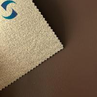 China Embossed Pattern PVC Leather Fabric Artificial 25~50M/Roll 75gsm For Upholstery for sale