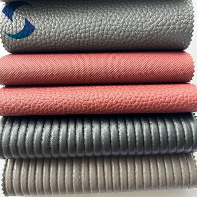 China Premium PVC Faux Leather Fabric 0.7mm Thickness With 55/62 Width for sale