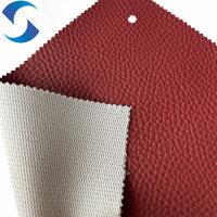 China 0.8mm Thickness Synthetic Leather Fabric 100% Polyester Knitted for sale