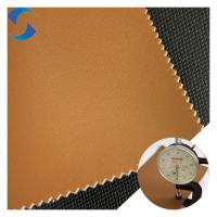 China Knitted Backing Technics PVC Leather Fabric 21days Delivery Time and Embossed Pattern for sale