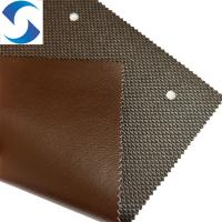 China Embossed Pattern PVC Leather Fabric with Soft or Hard Hand Feeling from Zhejiang for sale