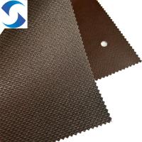 China Embossed Pattern PVC Leather Fabric with Soft or Hard Hand Feeling from Zhejiang for sale