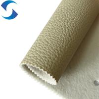 China 55/62 Width Faux Leather Fabric with Embossed Pattern available for sale