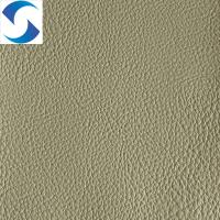 China 55/62 Width Faux Leather Fabric with Embossed Pattern available for sale