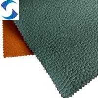 China Artificial PVC Leather Fabric 100% Polyester mercerized velvet Backing Technics for sale