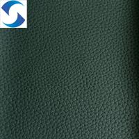 China Artificial PVC Leather Fabric 100% Polyester mercerized velvet Backing Technics for sale