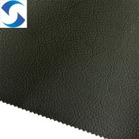 China Comfortable and Soft PVC Leather Fabric from 100% Polyester imitation cotton velvet-130gsm Backing for sale