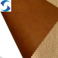 China Fashionable and Durable Faux Leather Fabric Zhejiang 0.70mm±0.05 Thickness for sale