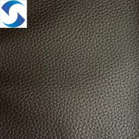 China Woven Backing Synthetic Leather Fabric for Shoes and Belt Decoration faux leather fabric PVC for leather bed fabric for sale