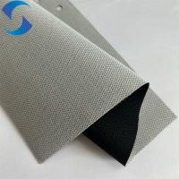 China Black Color PVC Artificial Leather Stock Lot Sofa Fabric Lychee Pattern For Car Set Cover for sale