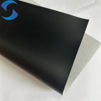 China Woven Backing PVC Leather Fabric Ideal faux leather fabric rolls for leather bag for sale