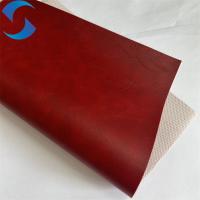 China 100% Polyester Knitted Backing Synthetic Leather Fabric with Zhejiang Origin  sofa fabric car seat upholstery fabric for sale