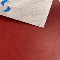 China 100% Polyester Knitted Backing Synthetic Leather Fabric with Zhejiang Origin  sofa fabric car seat upholstery fabric for sale