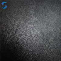 China Woven Backing Embossed Leather Fabric for Fashion Accessories sofa set living room furniture PVC faux leather fabric for sale