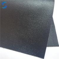 China Woven Backing Embossed Leather Fabric for Fashion Accessories sofa set living room furniture PVC faux leather fabric for sale
