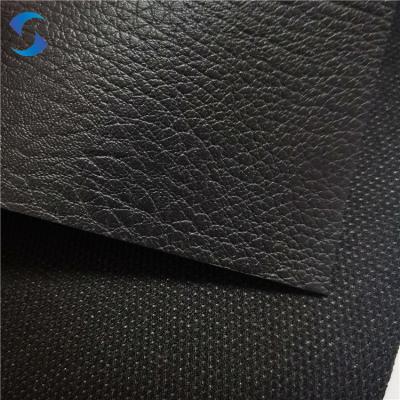 China 140/160 Width PVC Leather Fabric Soft Or Hard Hand Feeling faux leather fabric for sofa for sale