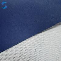 China Origin PVC Leather Fabric for Shoes with 21days Delivery Time faux leather fabric rolls for sale