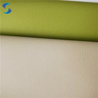China Textured PVC Leather Embossed Leather Fabric for Home Textile and Decoration synthetic leather fabric for sale