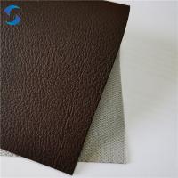 China Woven Backing PVC Leather Fabric synthetic leather fabric rolls functional fabric & outdoor fabric for sale