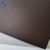 China Woven Backing PVC Leather Fabric synthetic leather fabric rolls functional fabric & outdoor fabric for sale