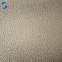 China Soft And Flexible Synthetic Leather Fabric With 100% Polyester Non Woven Backing Technics for sale