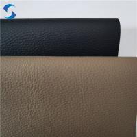 China Thickness 0.8mm±0.05mm faux leather fabric suitable for Shoes Bags Belt Decoration synthetic leather fabric for sale