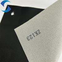 China Eco-Friendly Synthetic Leather Fabric 0.85mm±0.05 Thickness 140/160 Width black faux leather fabric for car seat cover for sale
