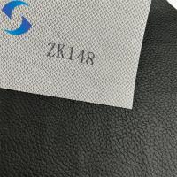 China 100% Polyester Knitted Backing Technics PVC Leather Fabric faux leather fabric for car seat cover for sale