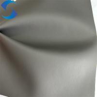China Woven Backing Synthetic Leather Fabric - Bulk Purchase MOQ 1500 faux leather fabric black color width 140/160 for sale