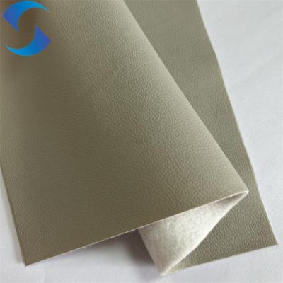 China Abrasion-Resistant and Reliable PVC synthetic Leather Fabric cat paw leather with Polyester Non-Woven Backing for sale