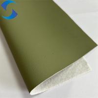 China Versatile Cat Paw PVC Leather Fabric Synthetic 1.15mm With Woven Backing for sale